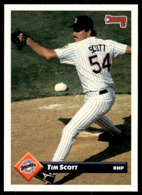 1993 Donruss Baseball Card Tim Scott San Diego Padres #362 | eBay