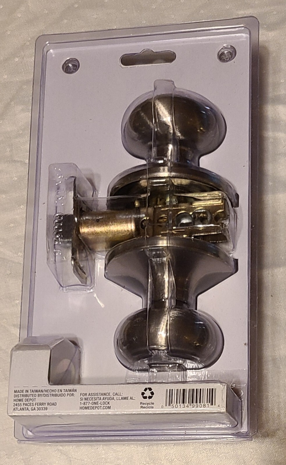 Hartford Collection Satin Nickel Hall & Closet Passage Door Knob by ...