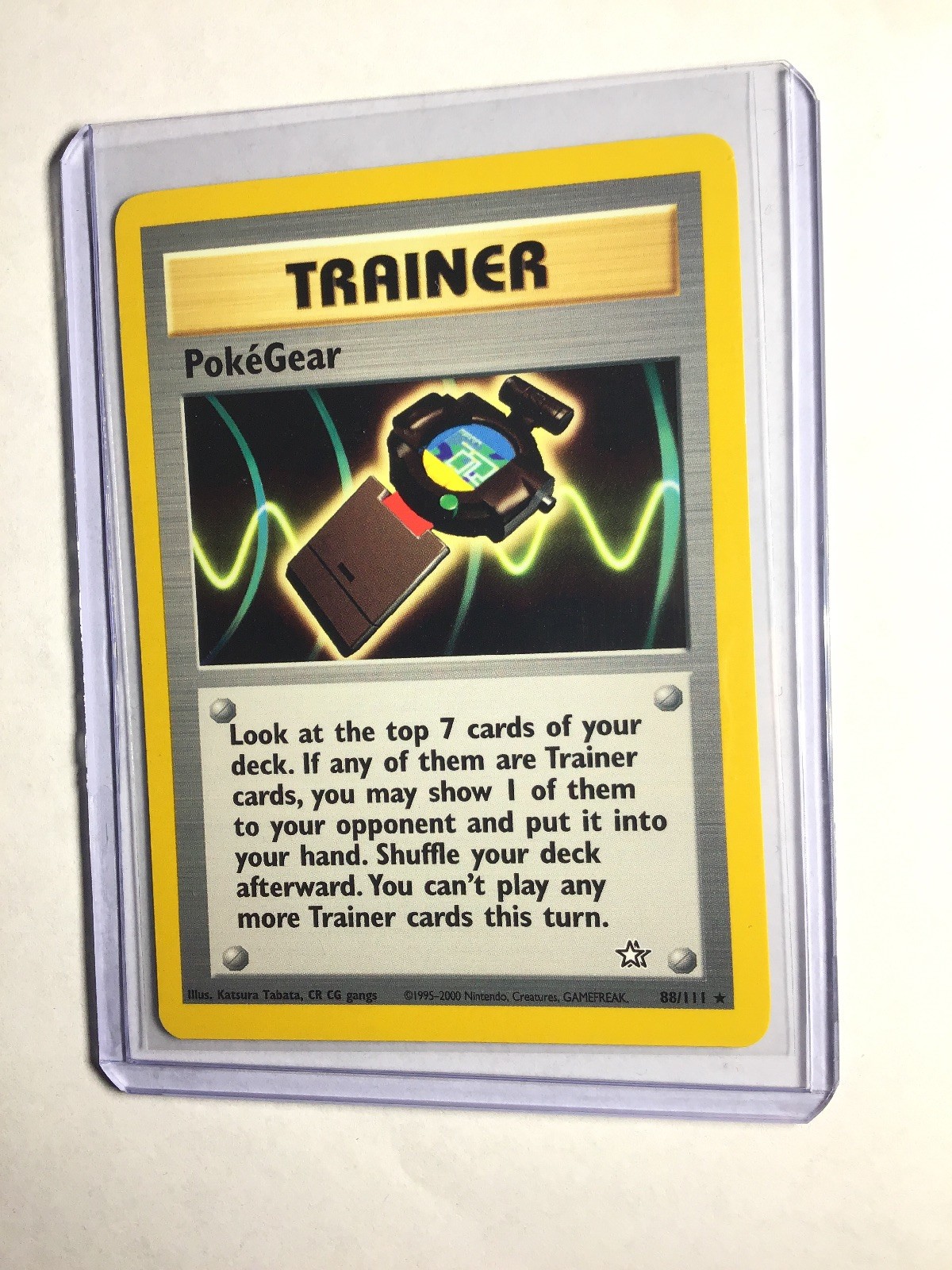 POKEGEAR - Neo Genesis - 88/111 - Rare Trainer - Pokemon Card ...