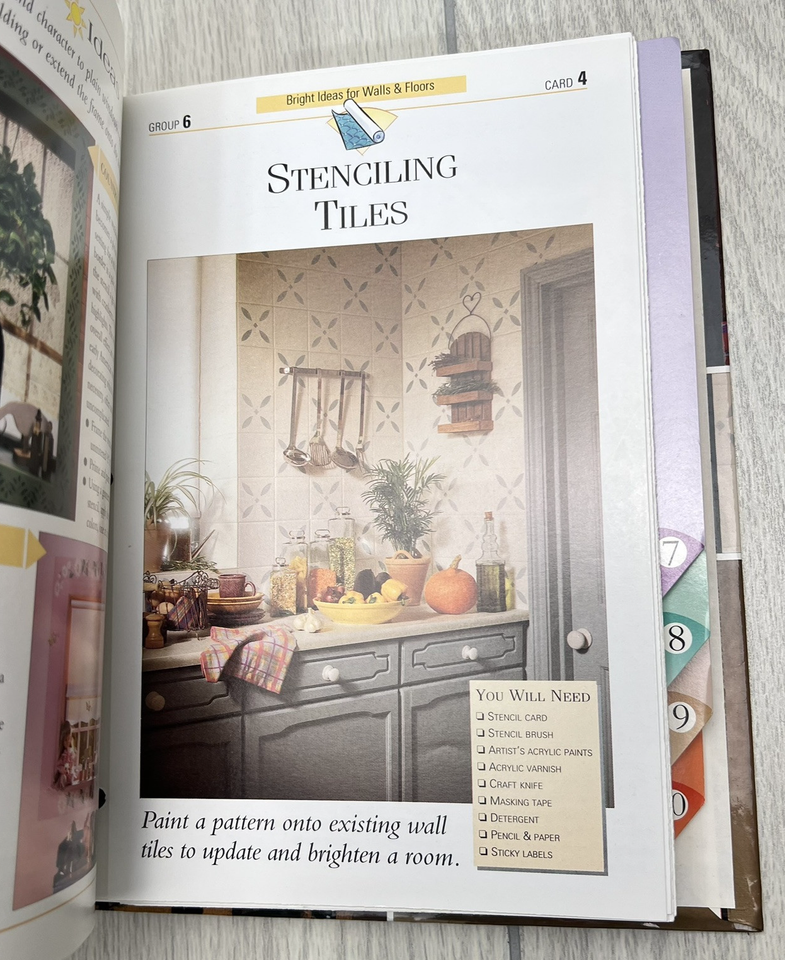 Creative Home Decorating Book Three Ring Binder Hardcover Vintage 1995 ...