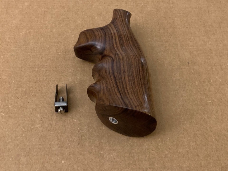 Hogue Pau Ferro CONVERSION Grip for S&W K/L-FRAME, ROUND BUTT | eBay