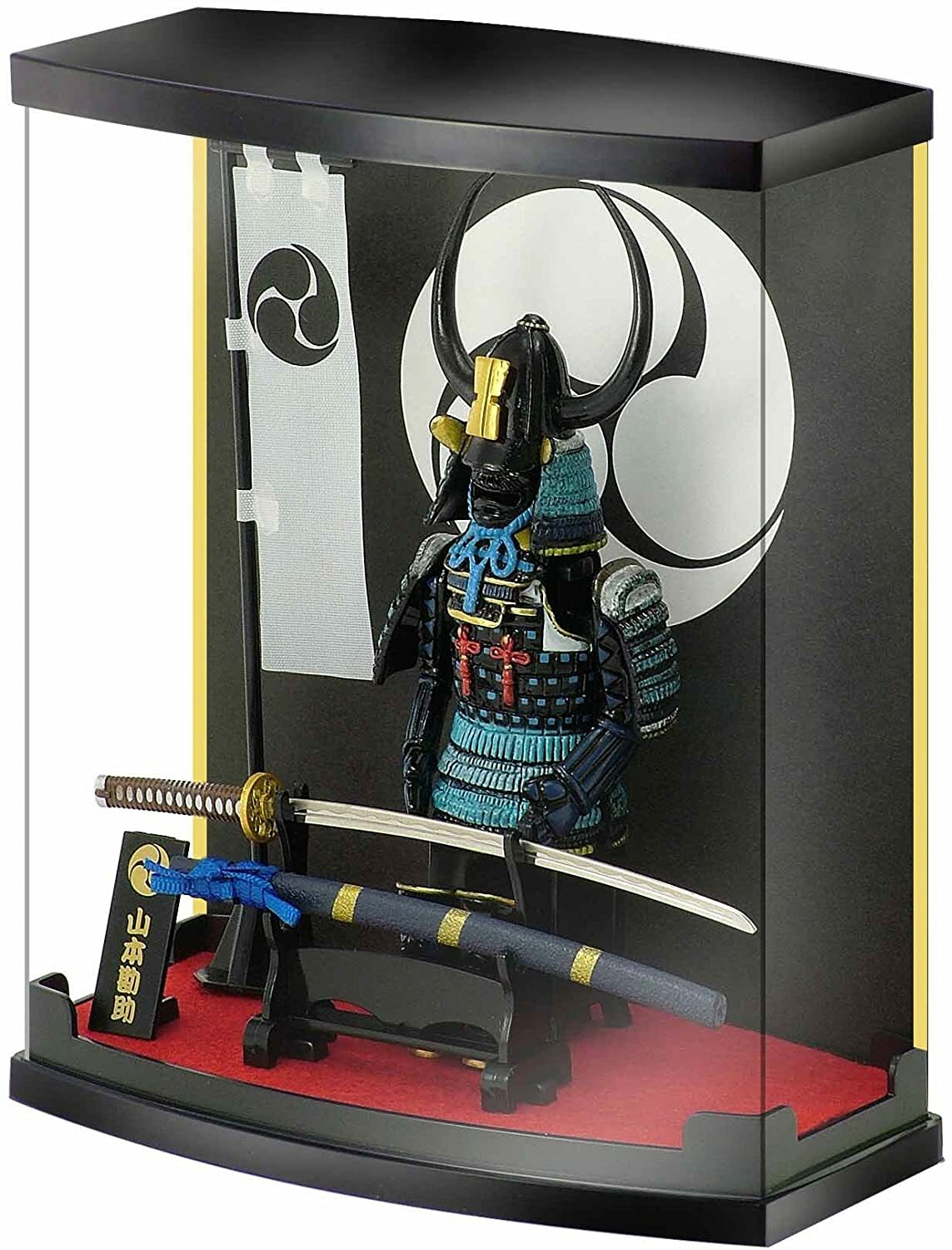 Japanese 戦国武将 Bushido Helmet Sword 山本勘助 Kansuke Yamamoto Figure from ...