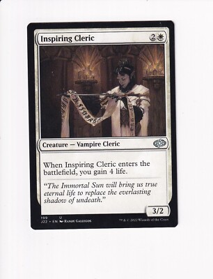 2022 MTG MAGIC THE GATHERING JUMPSTART 2022 INSPIRING CLERIC (X) | eBay