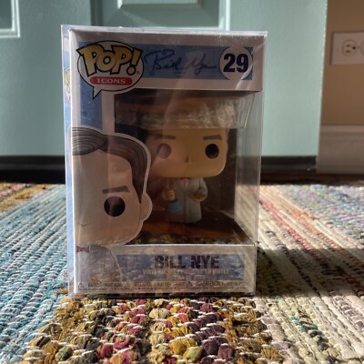 Funko Pop! Icons: Bill Nye (The Science Guy) #29 Vaulted No Sticker W ...