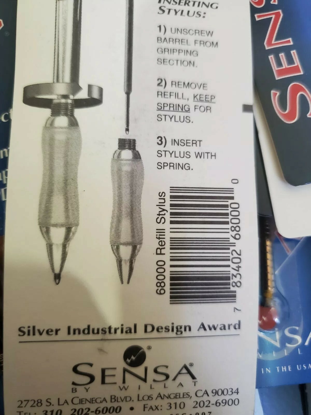 12 PK Sensa Stylus Insert Refill ( ~ Note, This Is Not A Pen !! ) | eBay