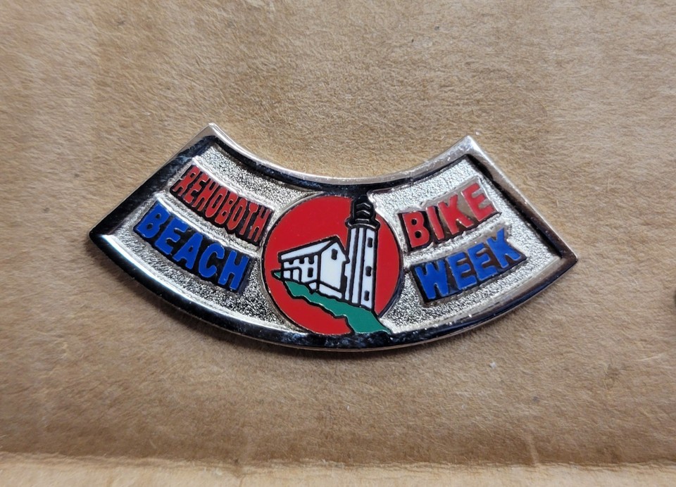 Bike Week Rehoboth Beach Motorcycle Pin | eBay
