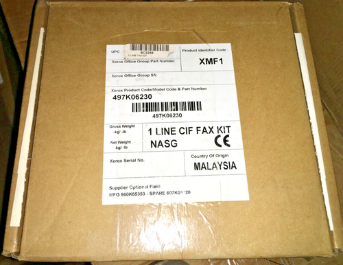 Xerox Single Line Fax Kit ColorQube 9302 WorkCentre 7545 497K06230 ️️ ...