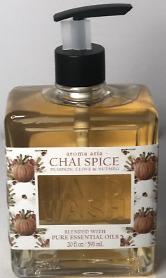 Aroma Aria Chai Spice Pumpkin Clove & Nutmeg Hand Soap 20 FL /591 mL | eBay