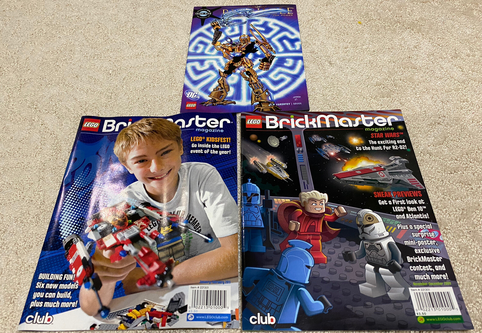 LEGO BRICKMASTER PACKs 20010 20019 Star Wars Republic Gunship Magazines ...