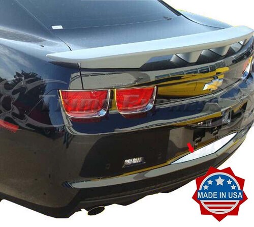 fit: 2010-2013 Chevy Camaro Rear Bumper Trim Cover Accent Stainless ...
