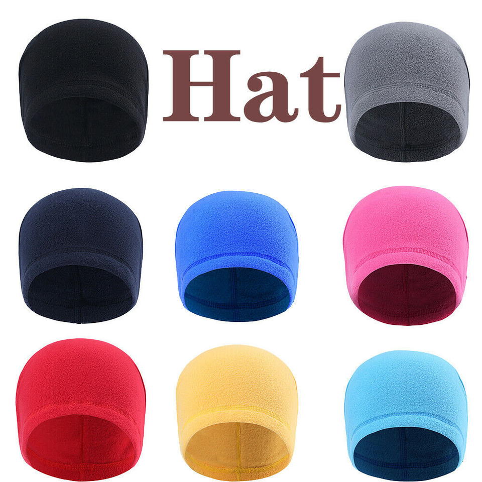 Tactical Winter Warm Helmet Liner Beanie Hats Thermal Fleece Dome Skull ...