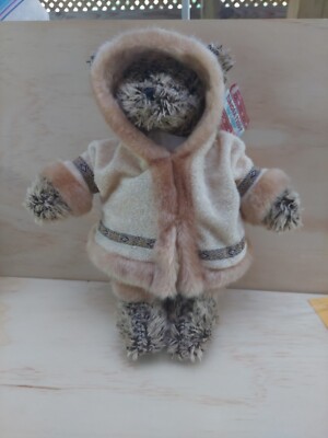 Tundra Teddy Bear Collection Eskimo Plush Stuffed Animal. 8" Sugar Loaf ...
