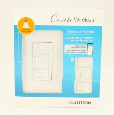 *Lutron Caseta Wireless Dimmer & Remote Wall & Ceiling Lights P-PKG1W ...