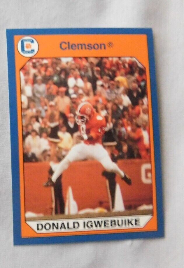 1990 Collegiate Collection Clemson Tigers Trading Card Pick one | eBay