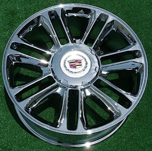 Cadillac Escalade PLATINUM Chrome Wheel 22 inch OEM Factory GM Spec ...