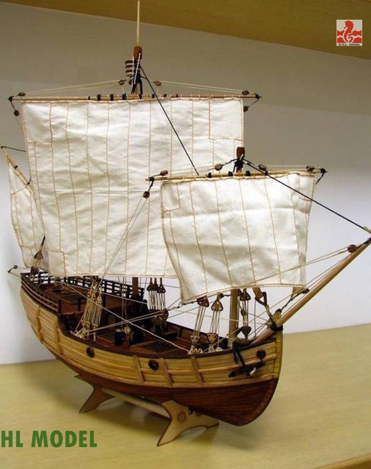 ZHL Pinta Pinta Wood Model Ship Kits scale 1/50 L 25.6" | eBay