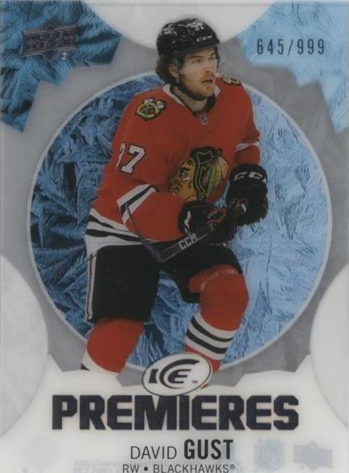 2023-24 Upper Deck Ice - Ice Premieres David Gust #159 /999 (RC) for ...