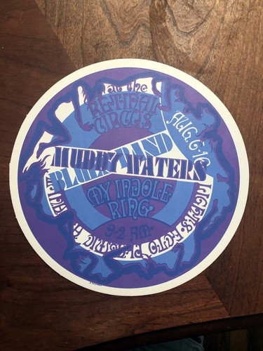 1968 MUDDY WATERS RETINAL CIRCUS ROUND VANCOUVER FILLMORE ERA HANDBILL ...
