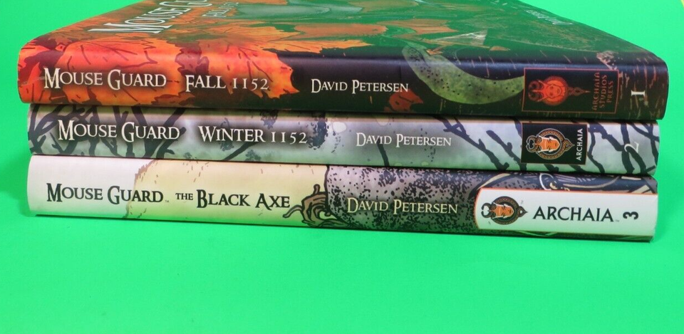 Mouse Guard HC's Winter 1152, Fall 1152 & The Black Axe + Lieam's ...