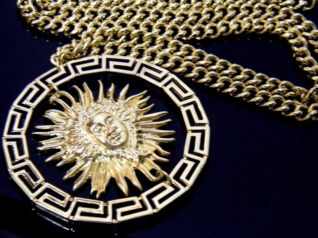 Gold Rope Chain Vector