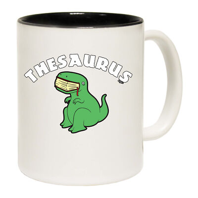 Thesaurus Dinosaur GIFT BOXED Funny Mugs Novelty Coffee Mug Cup | eBay ...