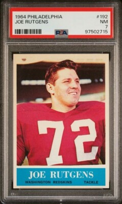1964 PHILADELPHIA 192 JOE RUTGENS PSA 7 | eBay