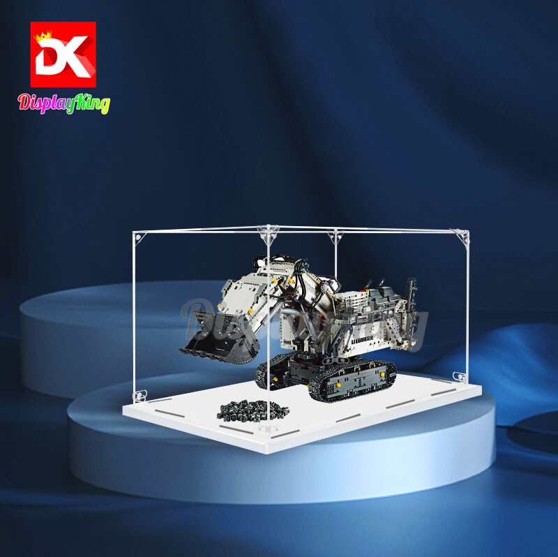 DK-Display Case with Screw for Lego Liebherr R9800 Excavator 42100 ...