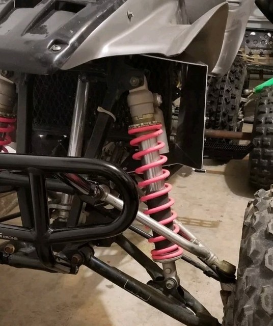 Honda TRX 250r Red Smooth Aluminum Radiator Air Scoops Shrouds 1986 ...