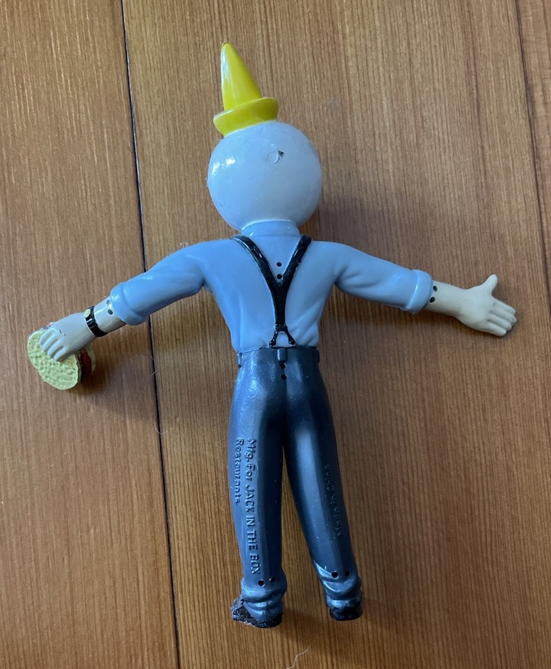 Jack in the Box Jack's Back Bendables Figure Jack with Hamburger MK | eBay