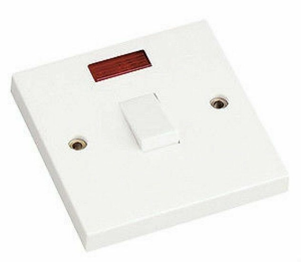 Water Heater Switch Immersion 20a Double Pole With Neon Indicator Light ...