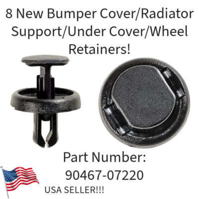 8 NEW SPECIALTY RETAINERS FOR TOYOTA CROWN CAMRY BZ4X RAV4 ETC! 90467 ...