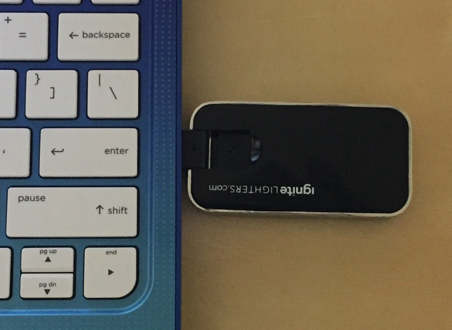 Ignite E-Data Rechargeable USB Lighter with Integrated Micro SD Card ...