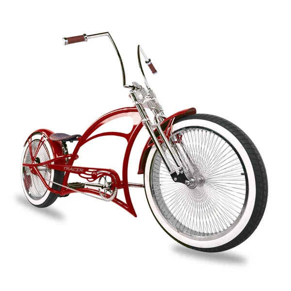 26" Stretch Chopper Cruiser Steel Dual Spring Classical Fork Chrome ...