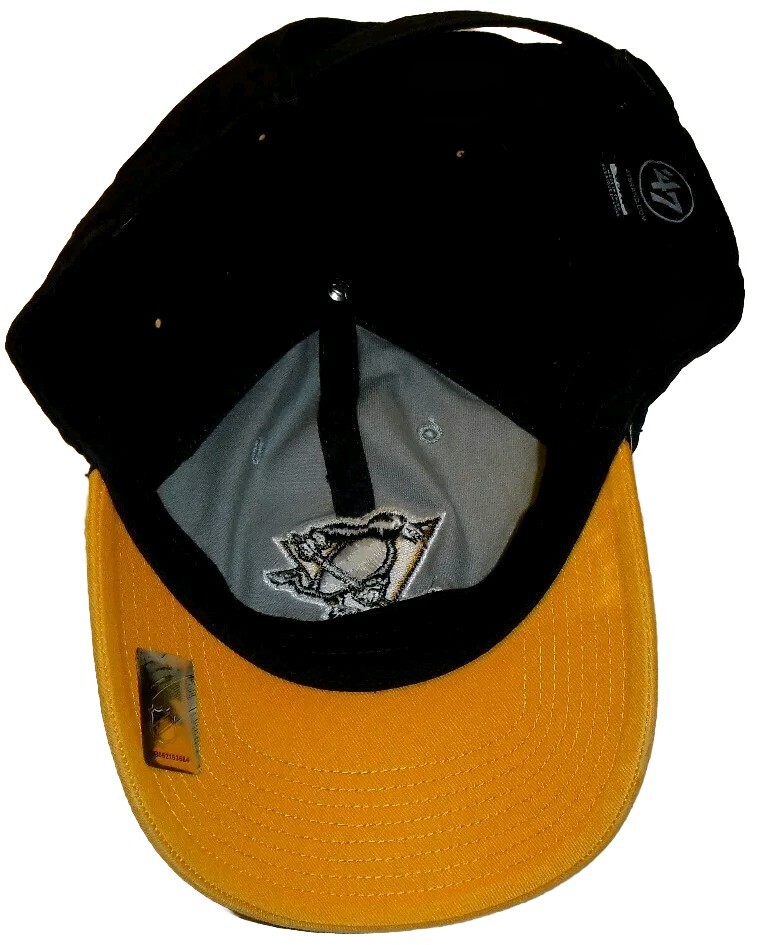 Pittsburgh Penguins 47 brand Clean Up Mens Adjustable Strapback hat Cap ...