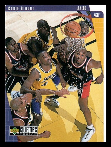 1997-98 Collector's Choice #66 Corie Blount NBA Basketball L.A. Lakers ...