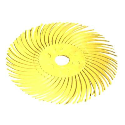 3M Radial Bristle Disc gelb Bristle P80 76mm Gelb Spanndorn 5647565 ...