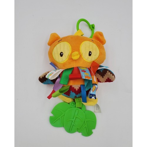 Taggies Owl Plush Rattle Teether 10" Stuffed Animal | eBay