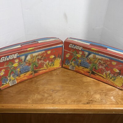 Vintage GI Joe 18 3.75 inch figure lot plus 2 collector case | eBay