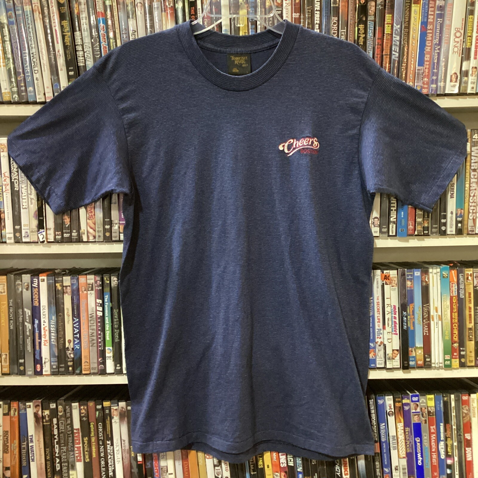 Vintage Cheers Boston T Shirt Men’s XL Single Stitch Embroidered Stripe ...