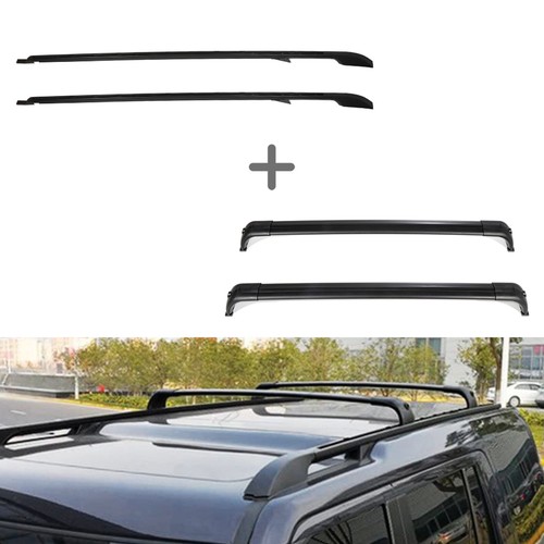 Roof Rack Cross Bars Side Rails For 2005-2016 Land Rover LR3 LR4 | eBay