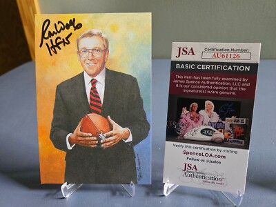 RON WOLF "HOF 15" Signed 2015 HOF Goal Line Art Card GLAC - #/5,000 ...