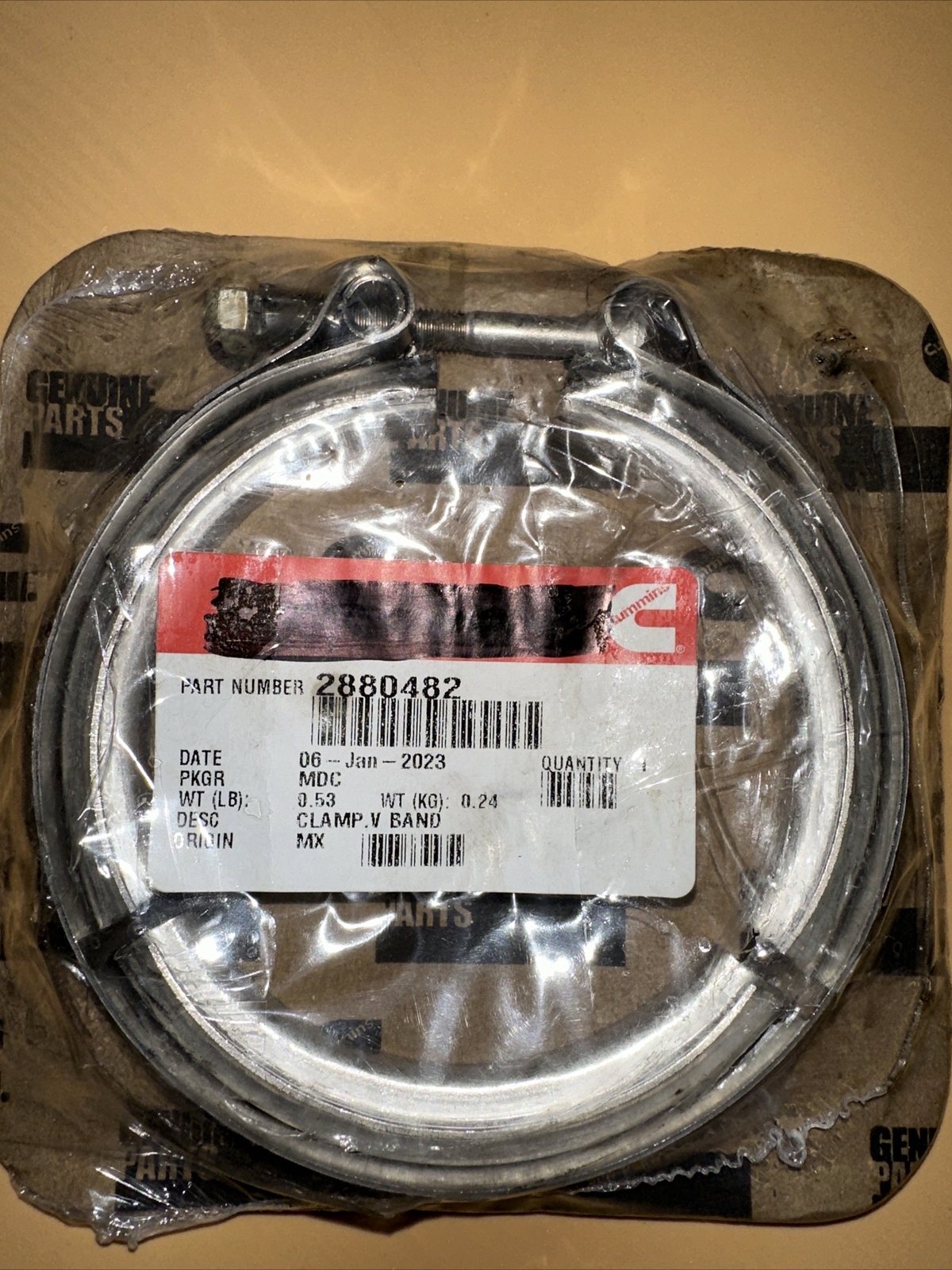 2880482 Cummins Exhaust V Band Clamp for sale online | eBay