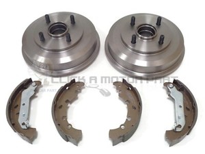 FORD FIESTA VAN 1.3 1.4 TDCi 1.6 TDCi 2003-2008 REAR 2 BRAKE DRUMS ...