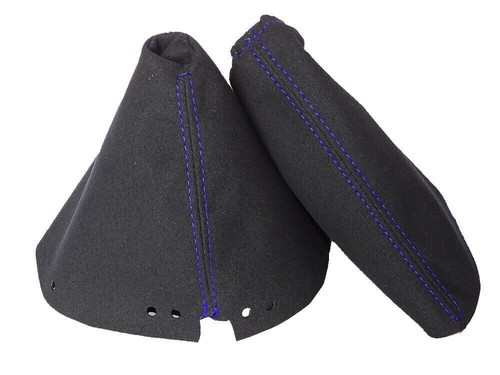 Shift Ebrake Boot For Nissan 370Z 2009-16 Faux Suede Blue St | eBay