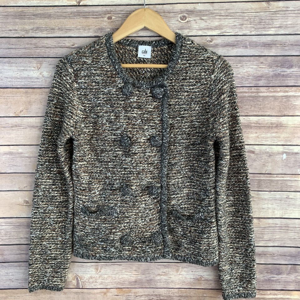 CAbi #3016 Women’s Ritz Double Breasted Sweater Blazer Jacket Cardi ...