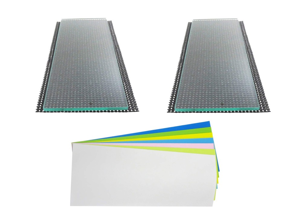 Taytool 279199 Two Sheets 5/16 x 5 x 12 Dead Flat Float Plate Glass ...