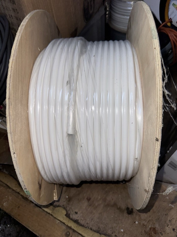 FP200 4mm 2-Core Plus Cable Earth White 100m | eBay UK