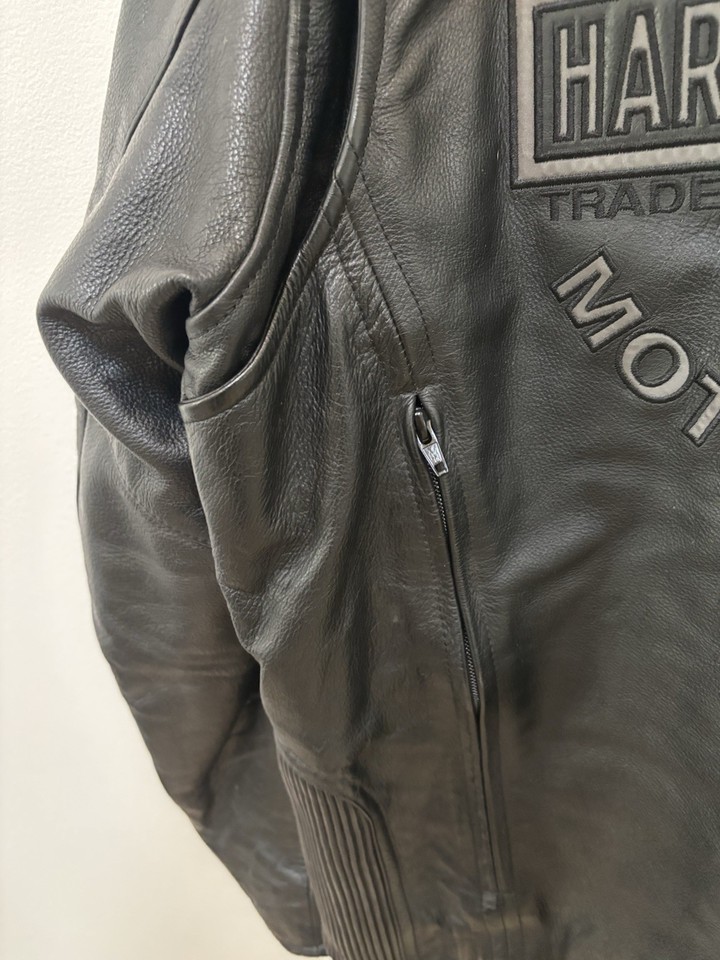Harley Davidson Men ROAD WARRIOR 3N1 Leather Jacket Medium 98138-09VM w ...