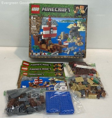 SL172M Open Box Lego Minecraft Set 21152 The Pirate Ship Adventure | eBay