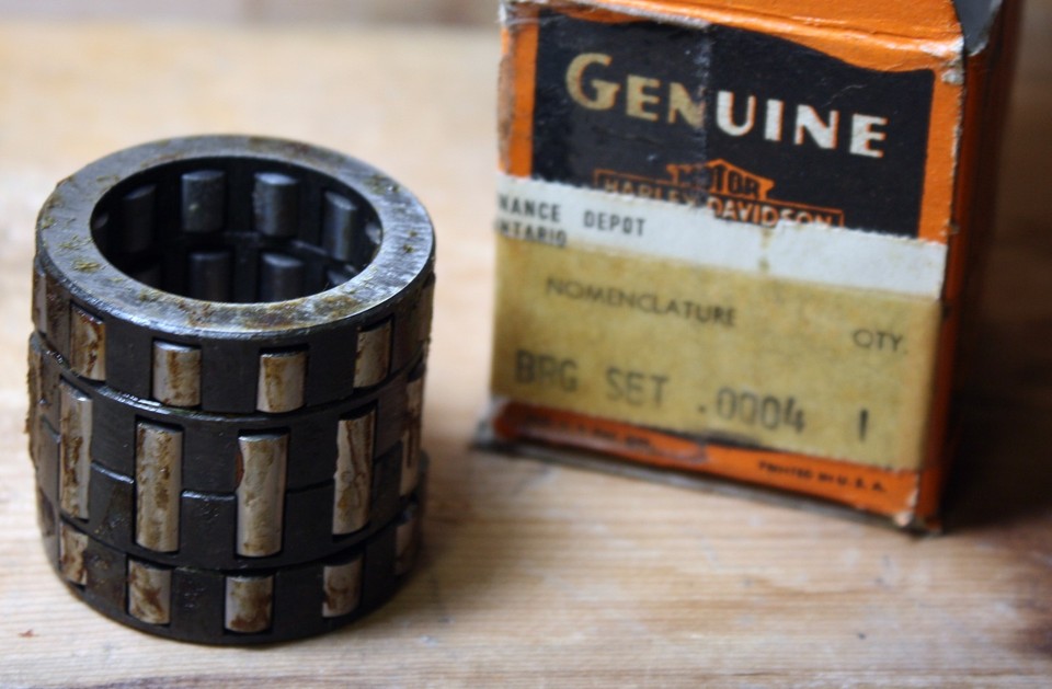 OEM Original Harley Davidson 24372-29 WLA Rod Bearing w/ Cages .0004 ...